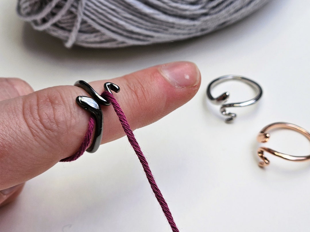 CROCHET TENSION RING: Simple Snake Style Tension Rings for Crochet and ...