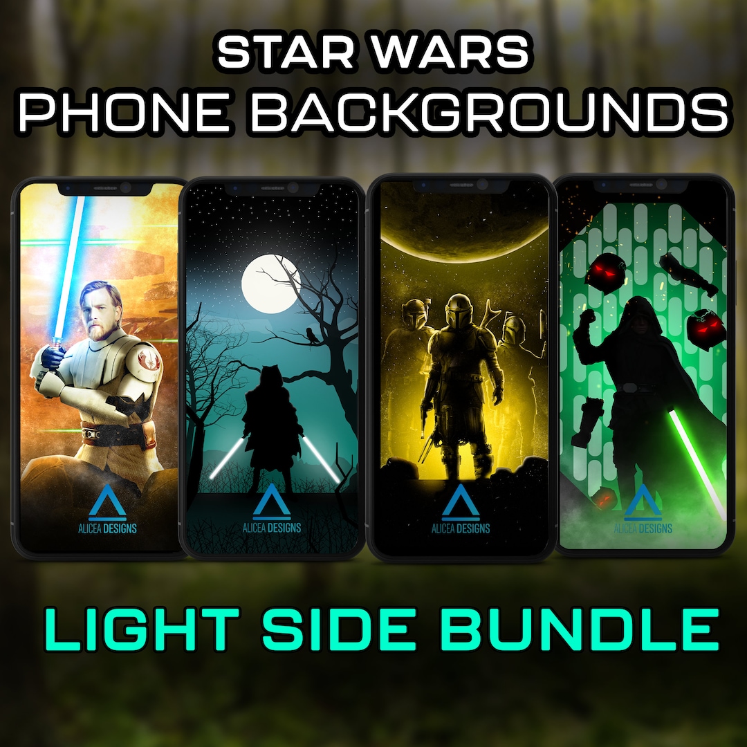 Starwars Phone Wallpapers Starwars Lightside Bundle. Starwars Jedi ...