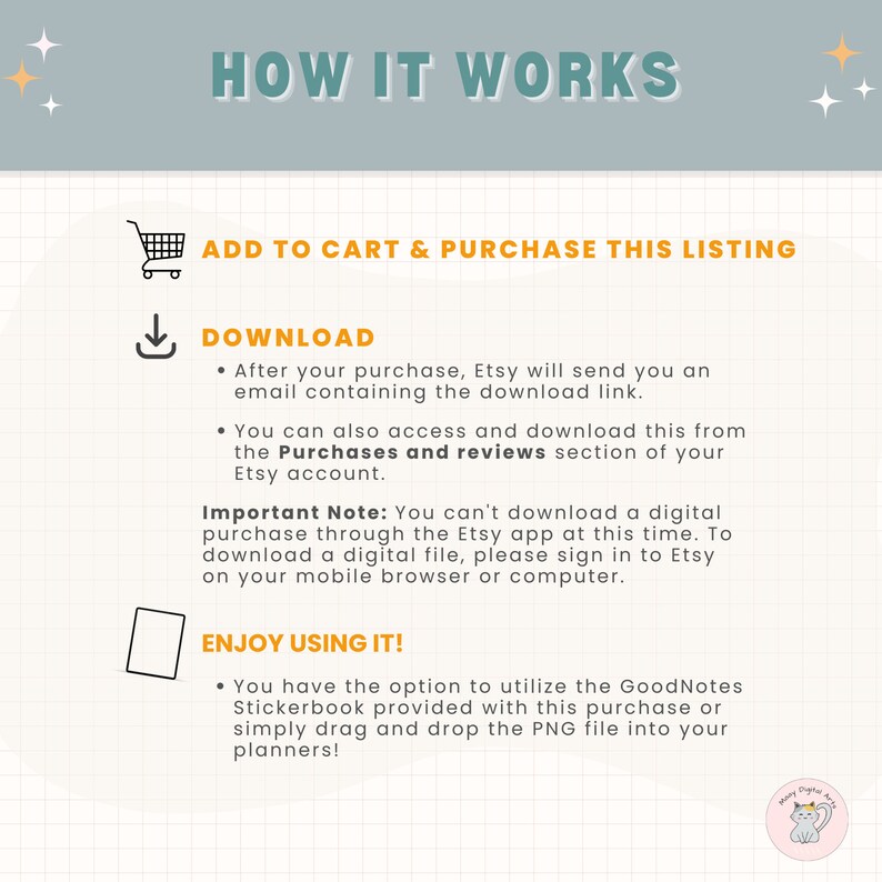 Sticky Notes Digital | for Goodnotes, Notability, Digital Planner ...