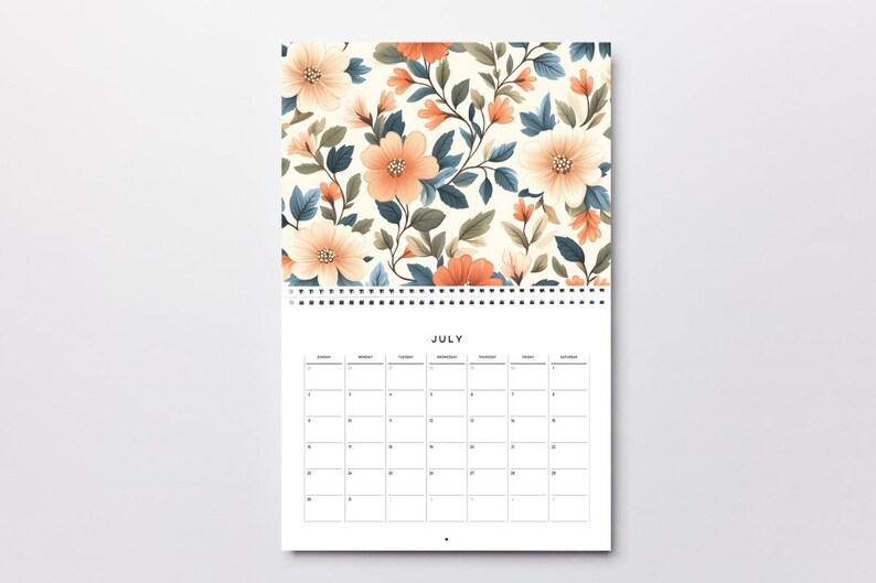 Boho Floral Digital Paper | 10 Spring Watercolor Flower Backgrounds ...