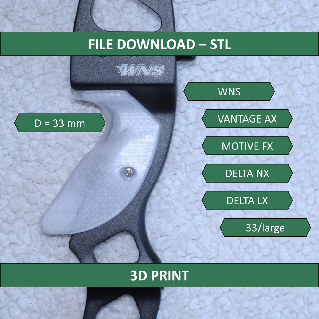 Fabbergrip ALPHA --> Grip for WNS Vantage AX, Size 33/large - Etsy