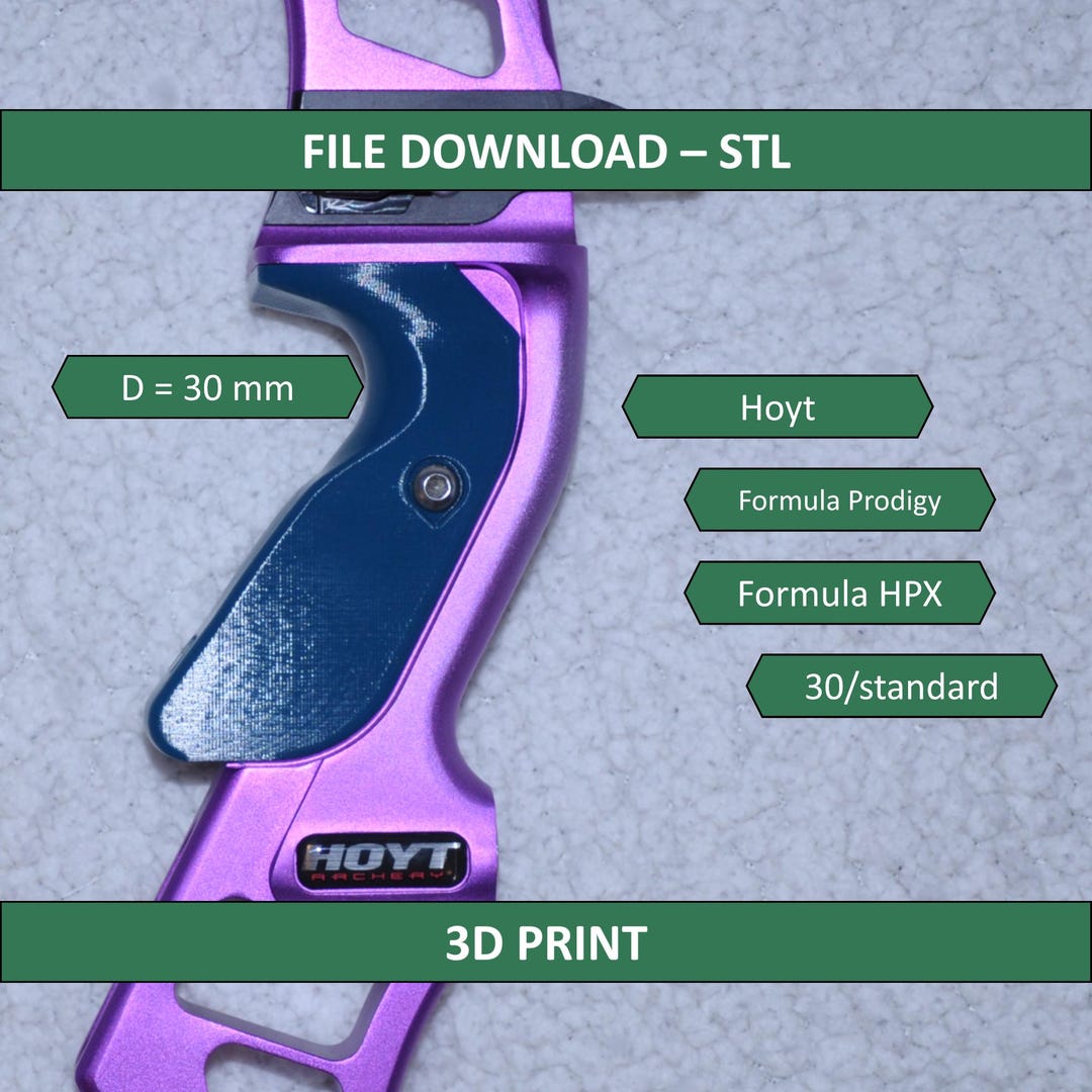 Fabbergrip ALPHA --> Grip for Hoyt Formula PRODIGY, Size 30/standard - Etsy