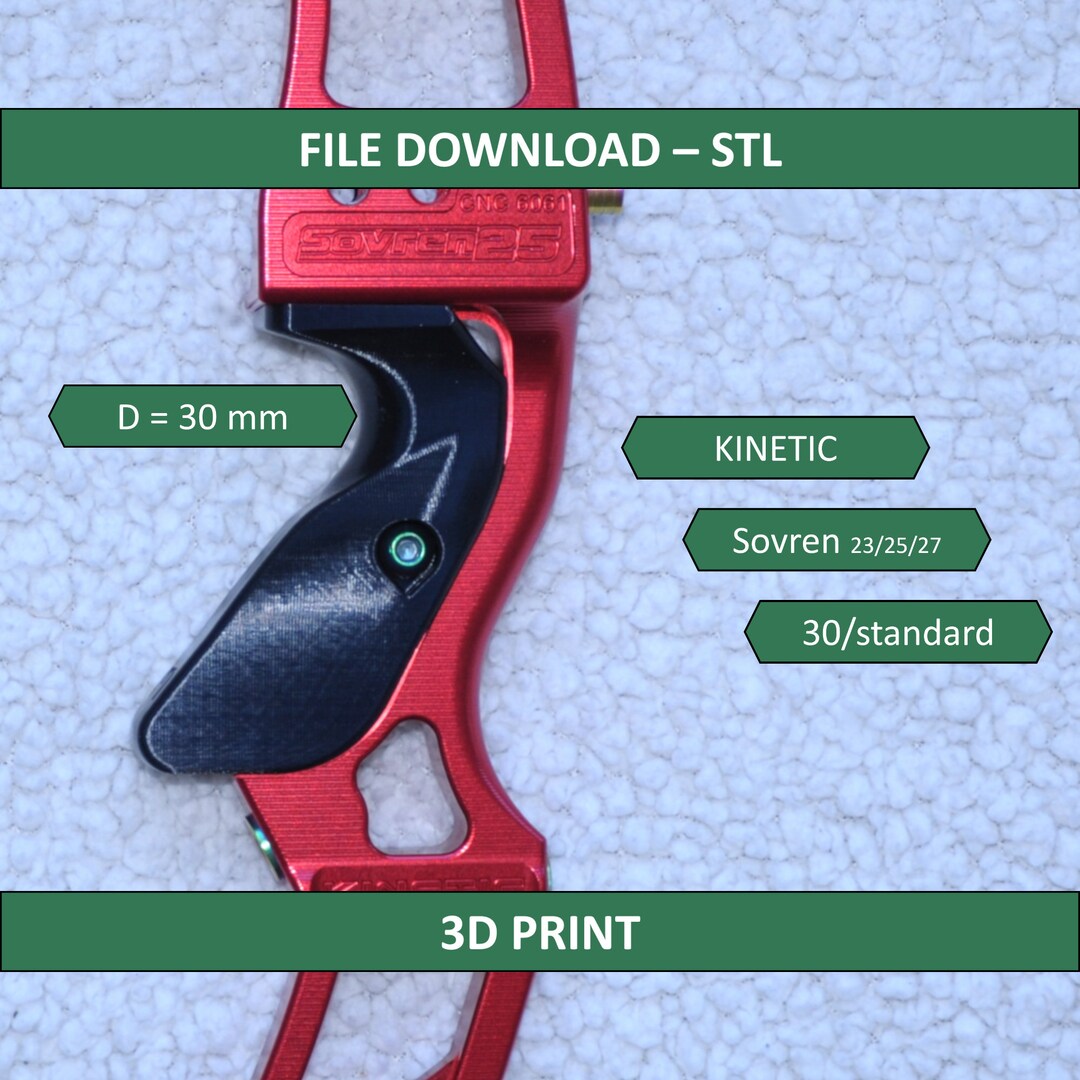 Fabbergrip ALPHA --> Grip for KINETIC Sovren, Size 30/standard - Etsy