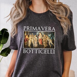 Botticelli Primavera Spring Shirt, Italian Renaissance Painting, Art ...