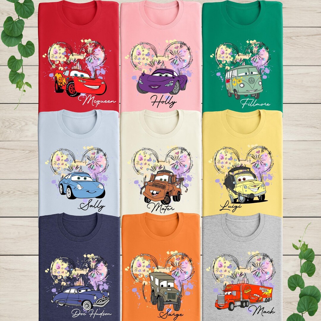 Disney Cars Matching Shirt, Pixar Cars Movie Shirt, Disney Family Trip ...