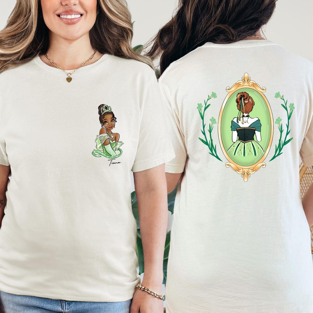 Princess Tiana Shirt, Disney Custom Watercolor T-shirt, the Princess ...