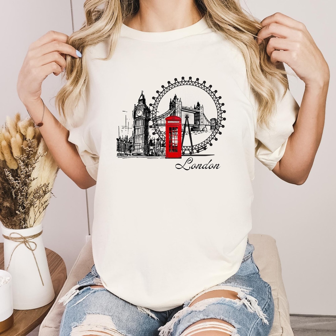 London T-shirt, London UK Shirt, Gift for Traveler, London Traveler ...