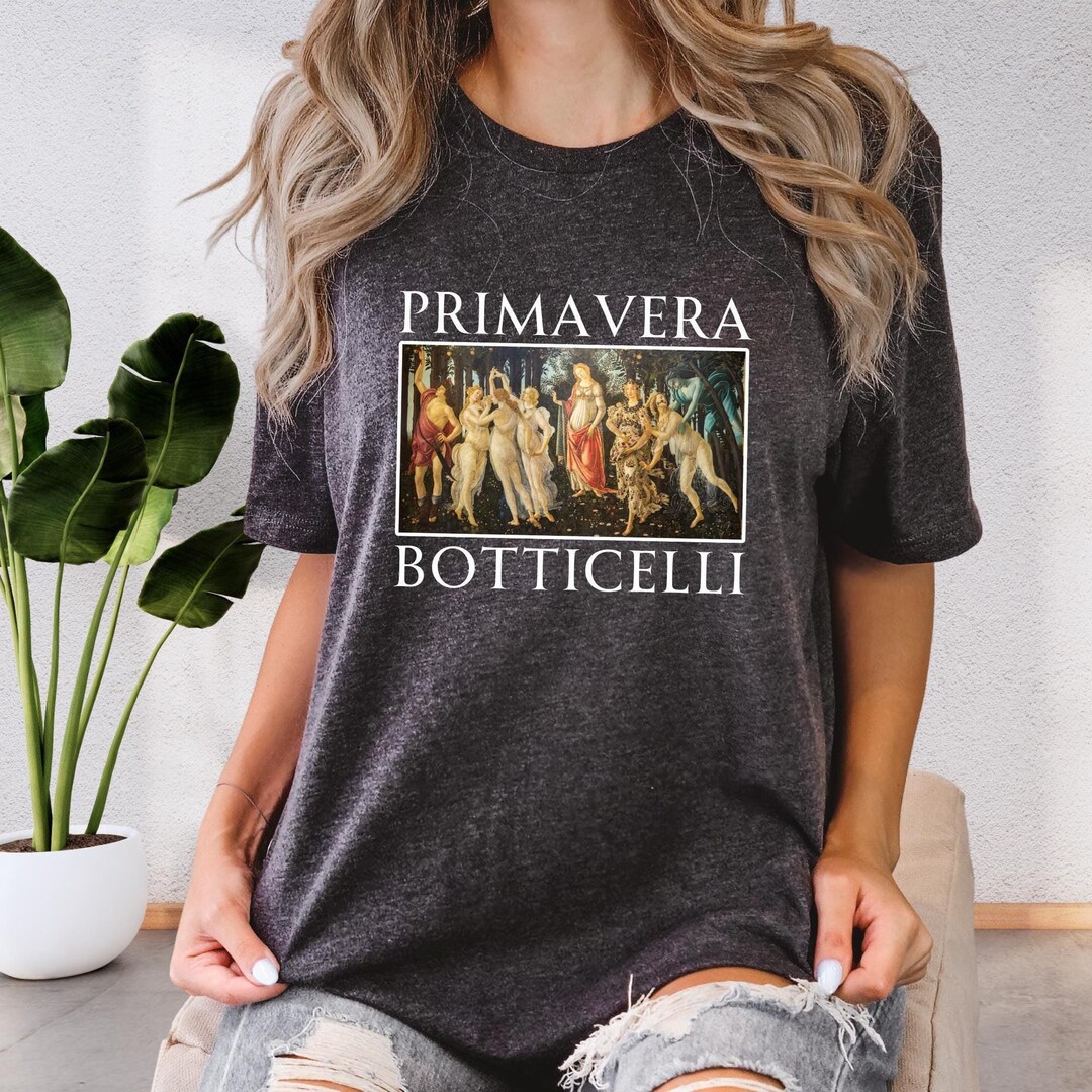 Botticelli Primavera Spring Shirt, Italian Renaissance Painting, Art ...