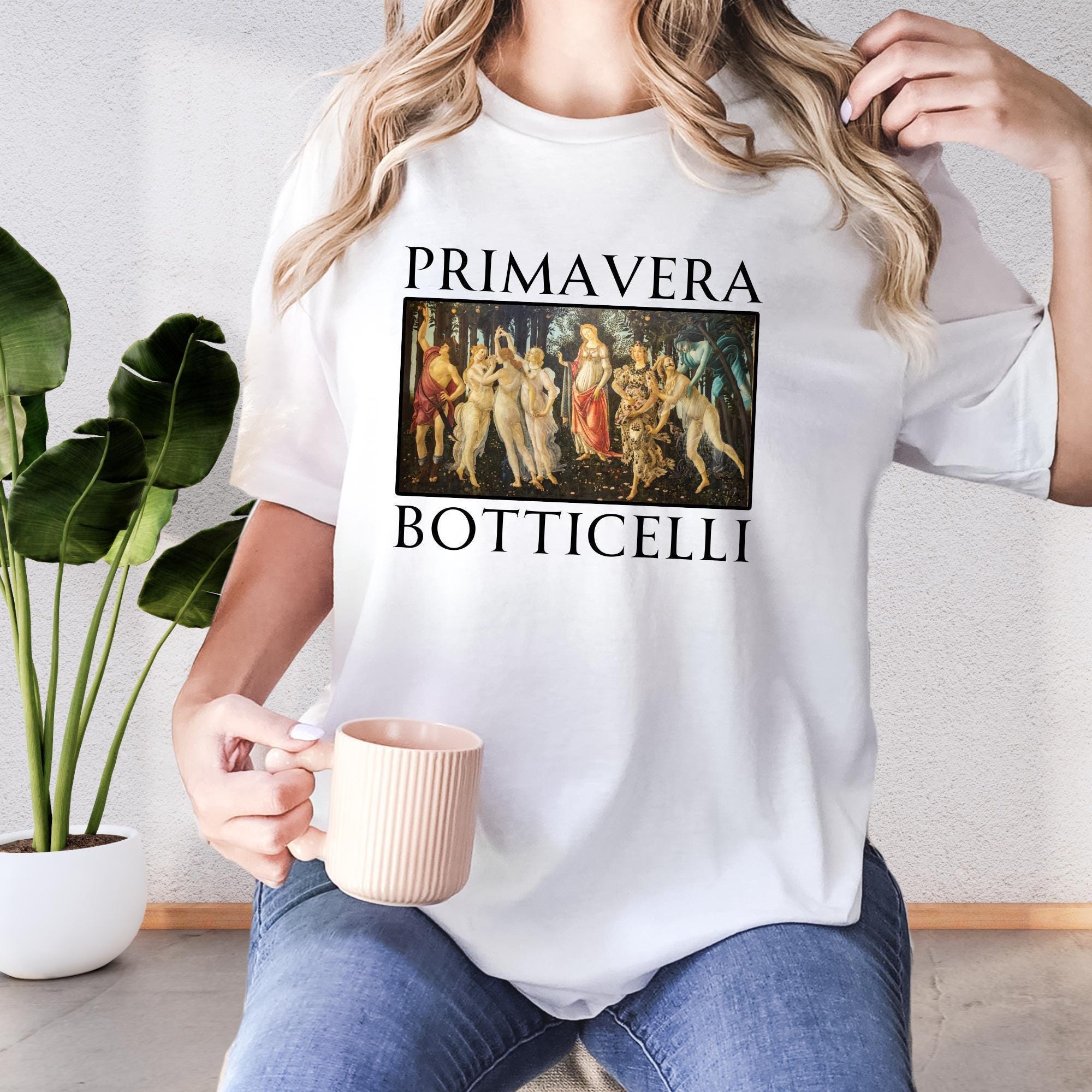 Botticelli Primavera Spring Shirt, Italian Renaissance Painting, Art ...