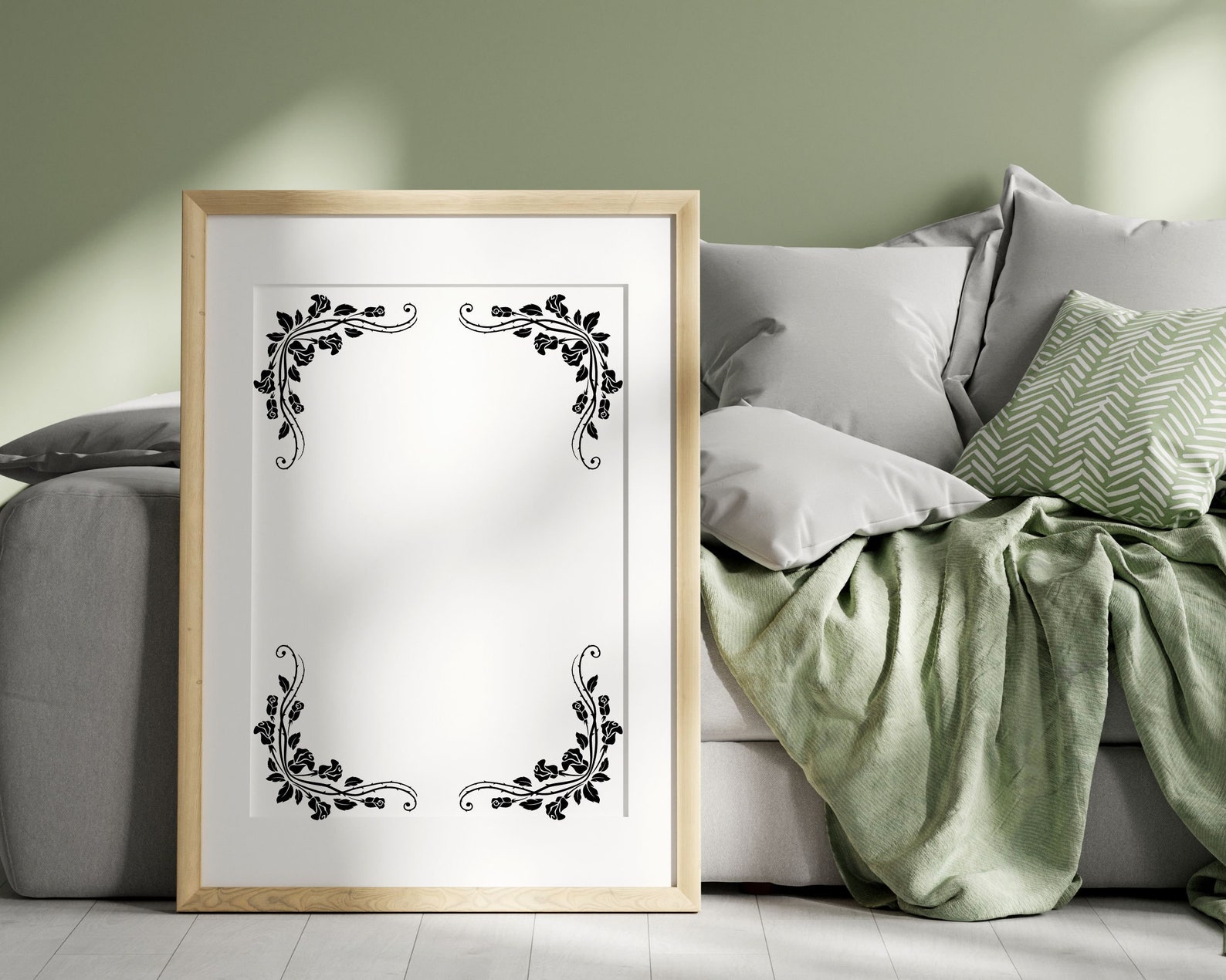 Corner Svg Bundle, Corner Svg, Floral Corner Svg Files, Decorative Page ...