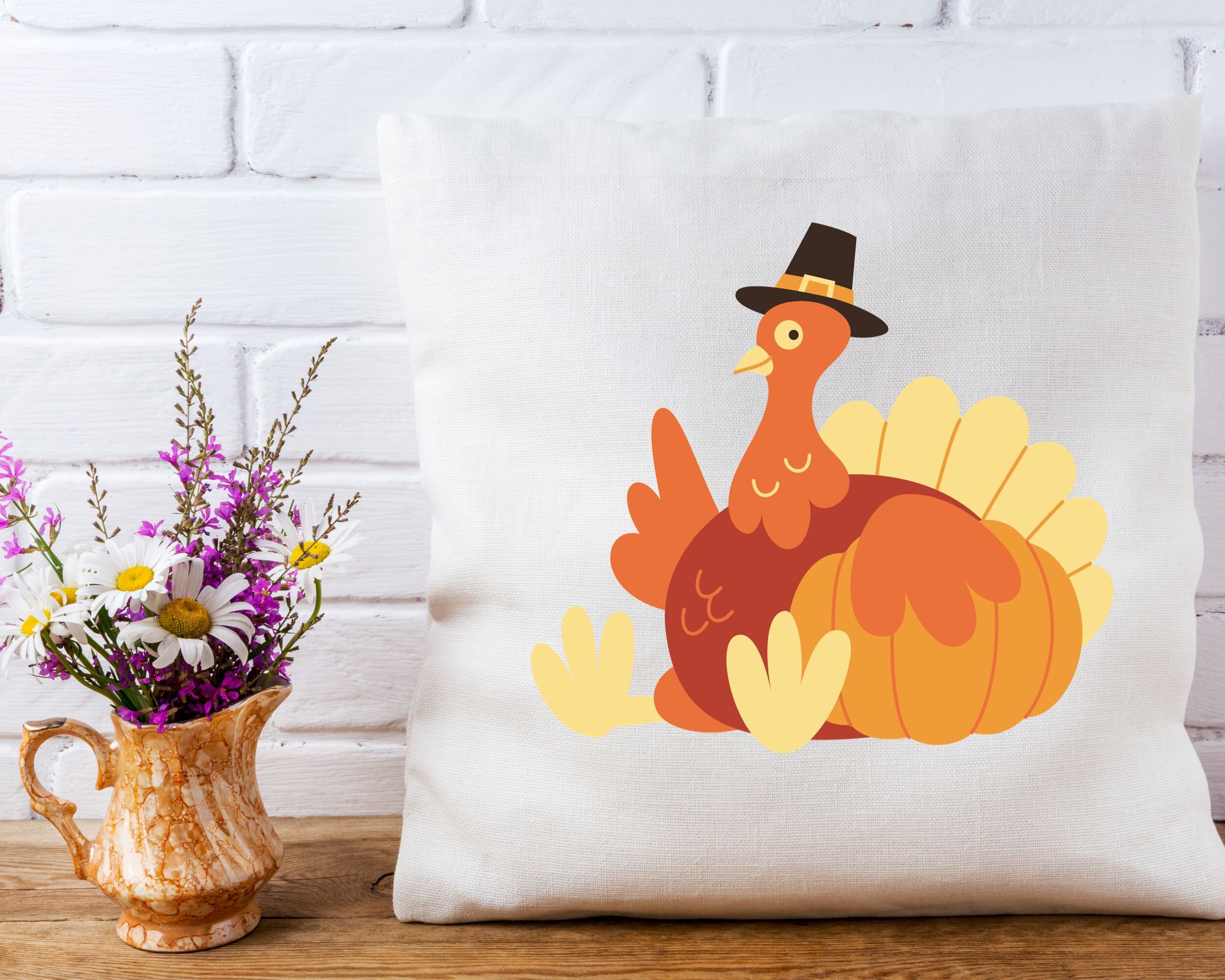Thanksgiving Turkey SVG Bundle: Fall Clipart, Pumpkin Cut Files ...