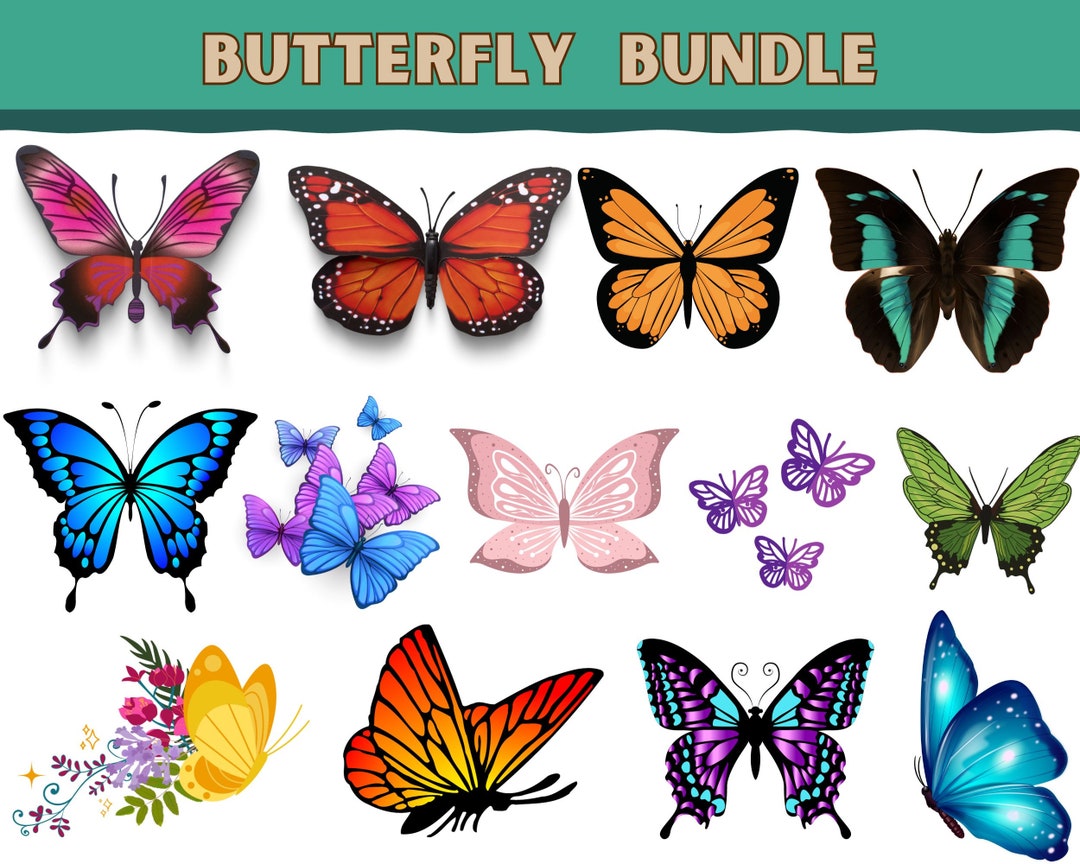 Butterfly SVG| Butterfly Bundle SVG Files| Butterfly SVG Layered ...