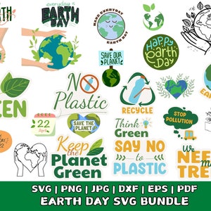 Earth Day SVG Bundle, Earth SVG, Recycle SVG, Earth Day 2024 Quotes ...