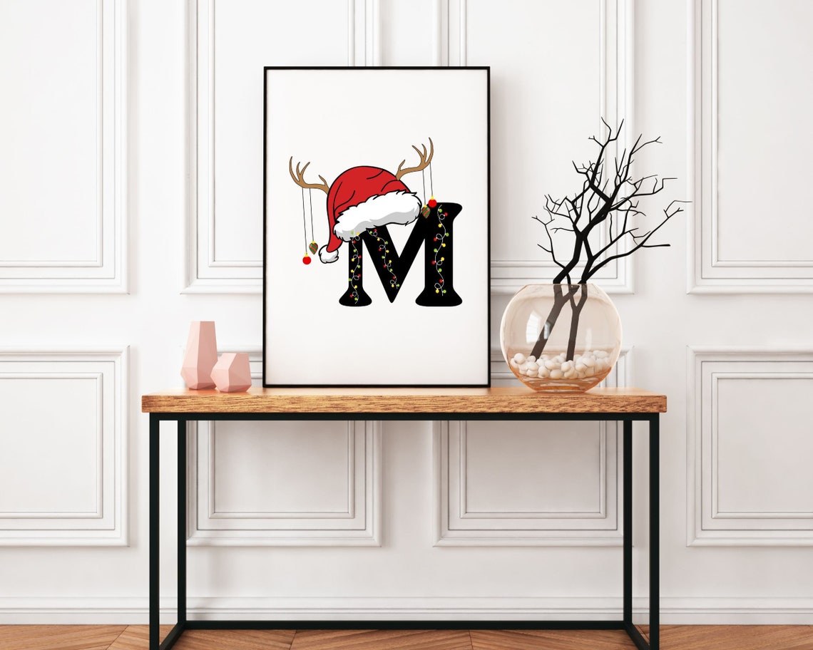 Christmas Alphabet SVG Bundle, A-Z Letters Svg for Cricut, Silhouette ...