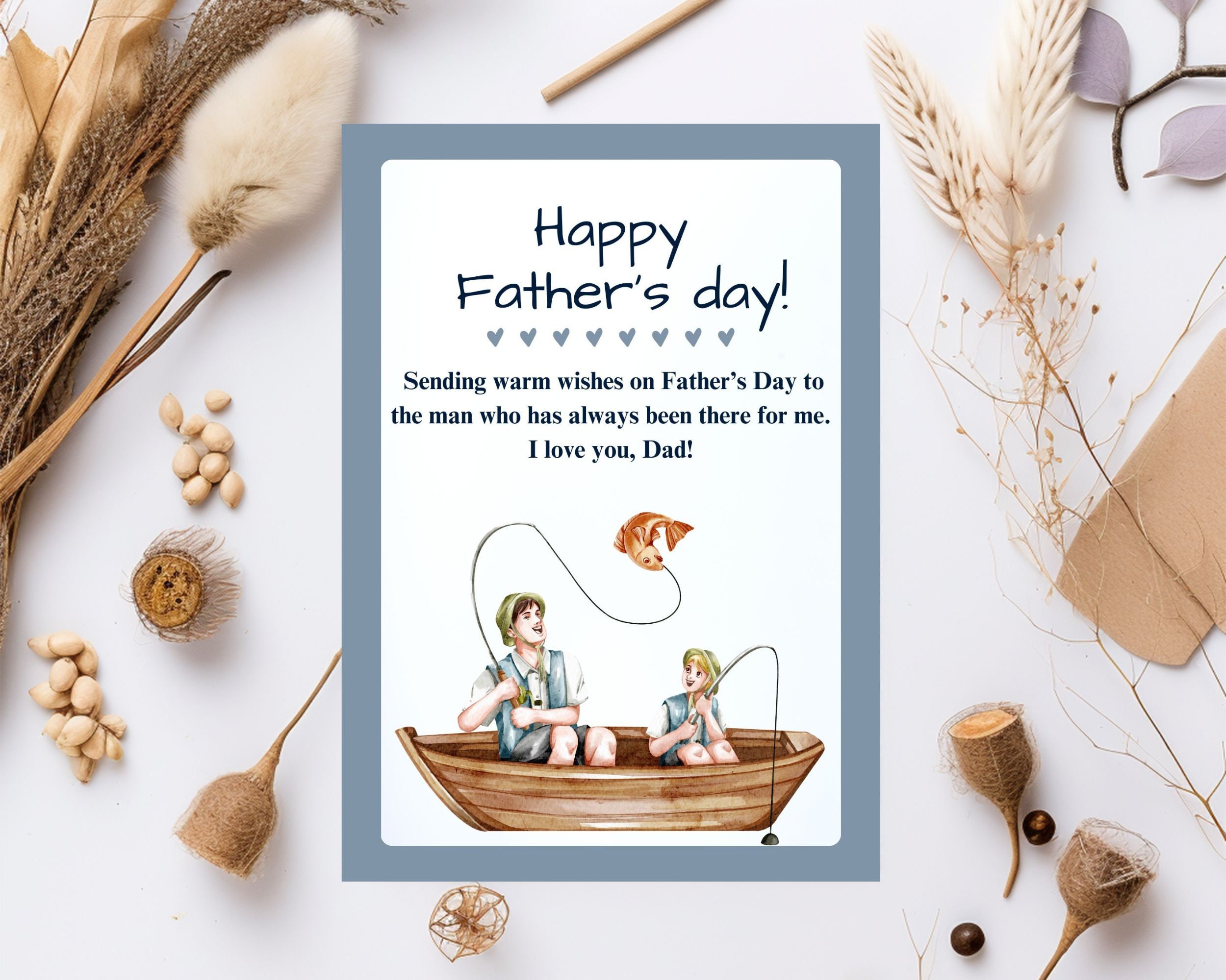 Happy Father's Day Printable Card Printable Card for Dad Printable ...