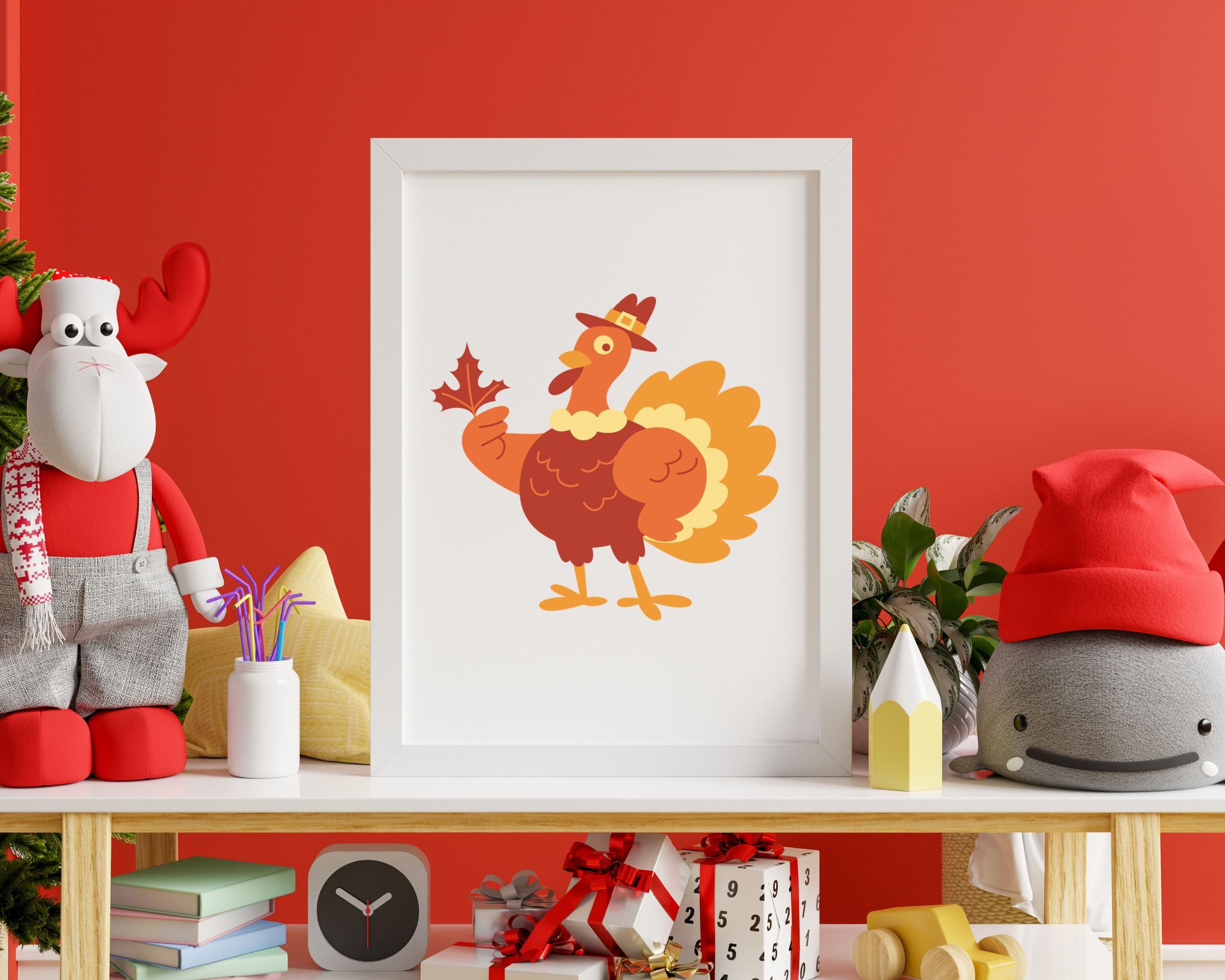 Thanksgiving Turkey SVG Bundle: Fall Clipart, Pumpkin Cut Files ...