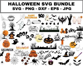 HALLOWEEN SVG Bundle, Halloween Svg Files for Cricut, Halloween Svg Cut ...