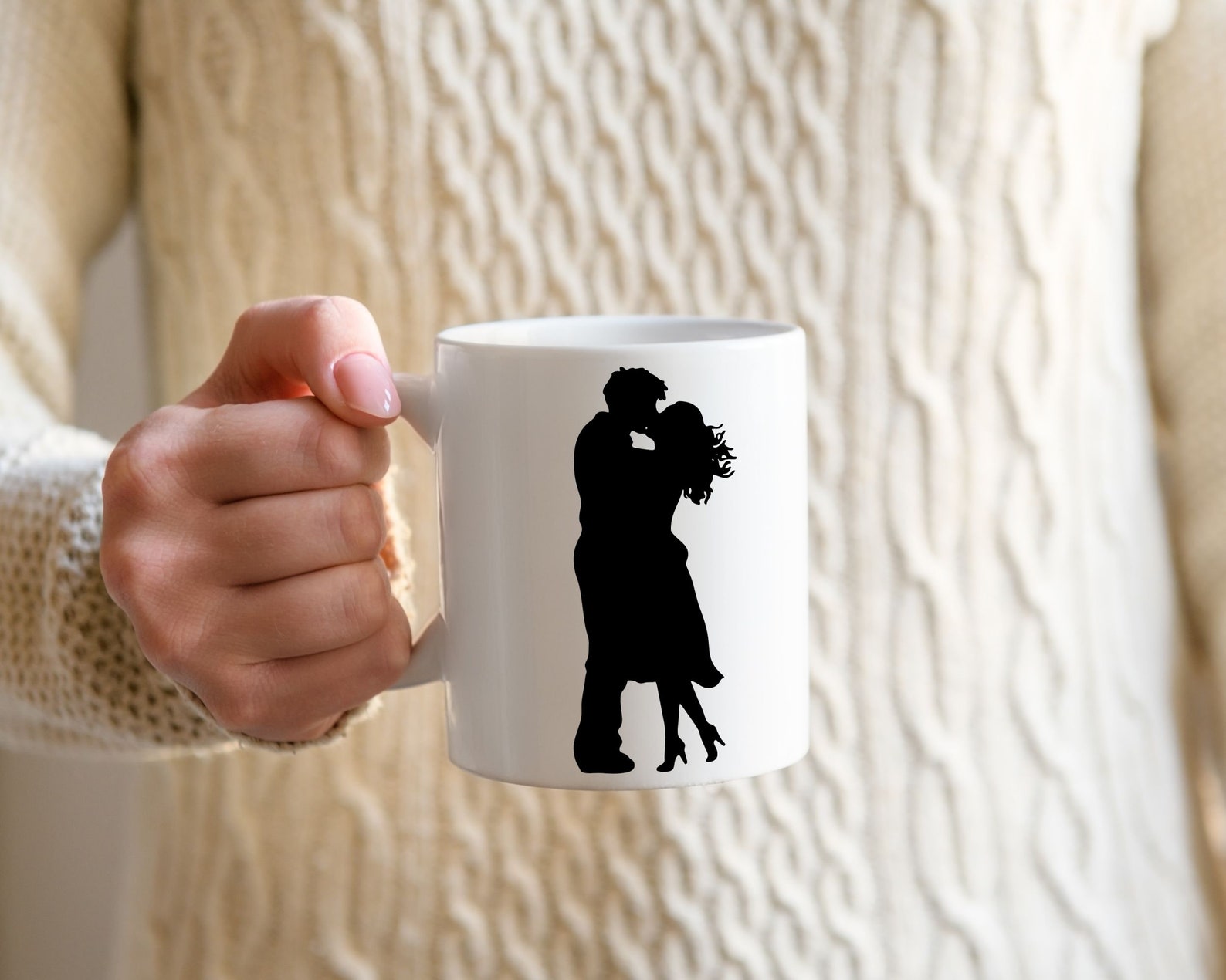 Couple Silhouette Svg, Relationship Svg, Lovers Silhouette, Romantic ...