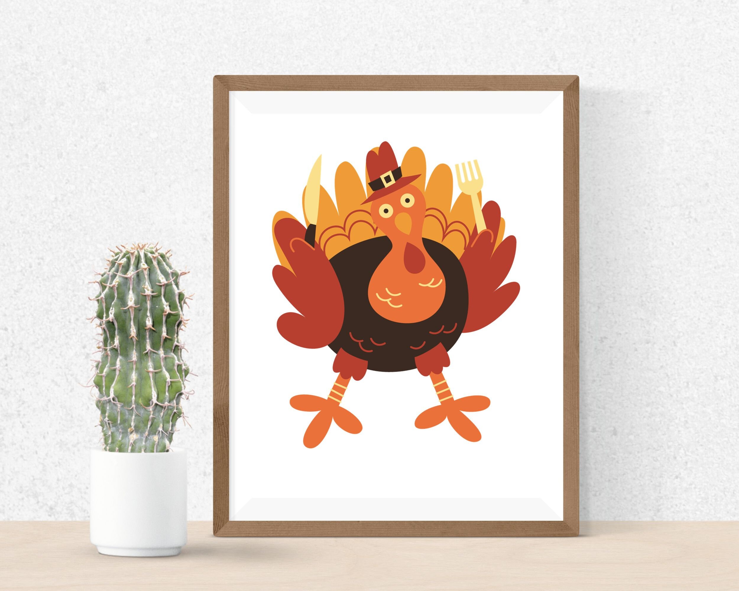 Thanksgiving Turkey SVG Bundle: Fall Clipart, Pumpkin Cut Files ...