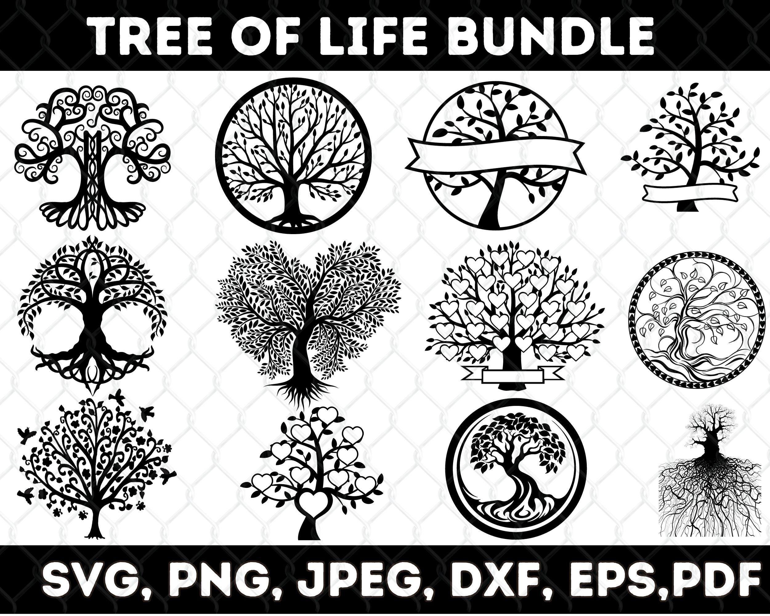 Tree of Life SVG Bundle, Tree of Life Clipart, Tree of Life SVG Cut ...