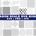 Dragon Scale SVG Bundle, Dragon Scale Dxf, Dragon Scale Png, Dragon ...