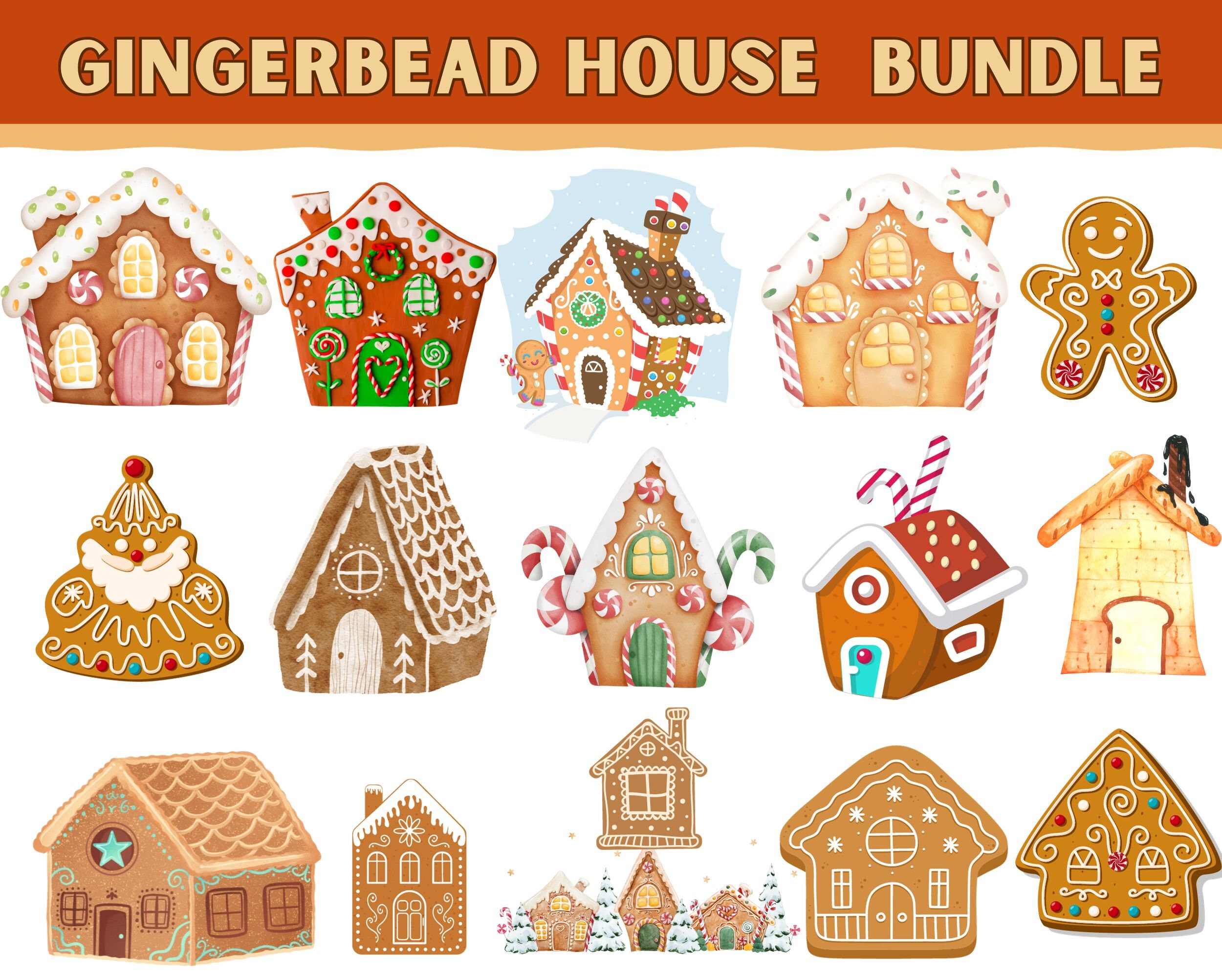 Gingerbread House SVG Gingerbread SVG Gingerbread Decor Cut File ...