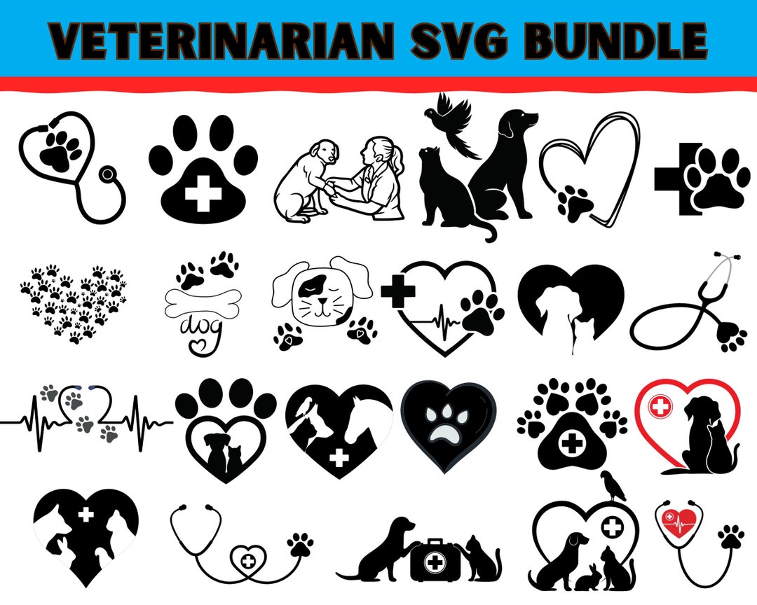 Veterinarian SVG Bundle: Animal Doctor Graphics (digital Download) - Etsy