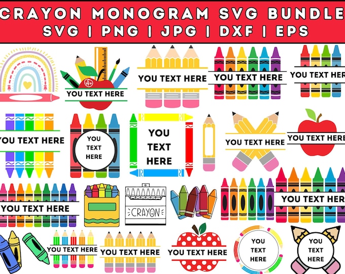 16 Crayon Svg Bundle, Crayon Png, Crayon Shirt Svg, Teacher Crayon Svg ...