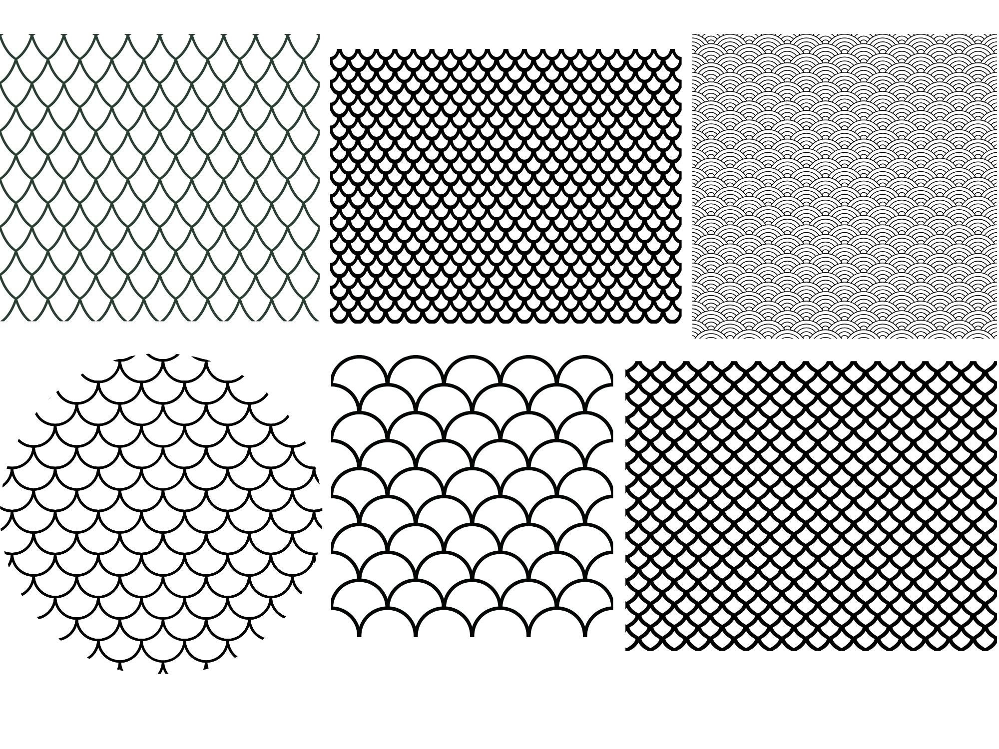 Dragon Scale SVG Bundle, Dragon Scale Dxf, Dragon Scale Png, Dragon ...
