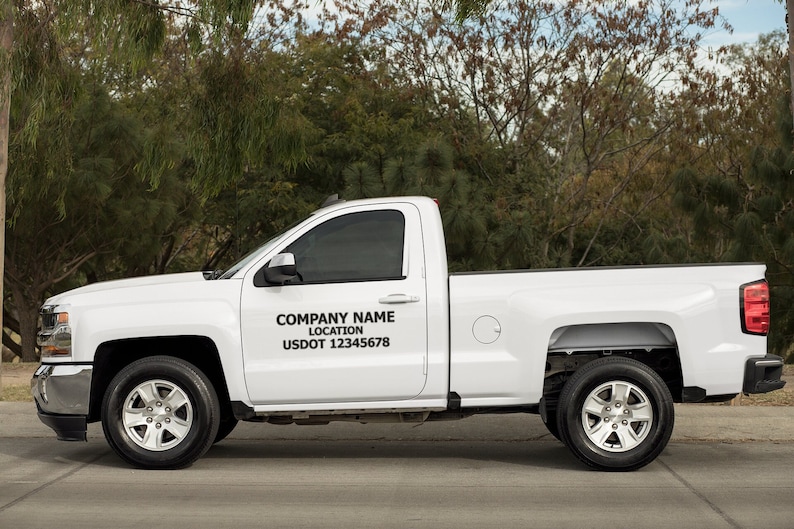 Personalized DOT Compliant Registration Decal Sticker - Etsy