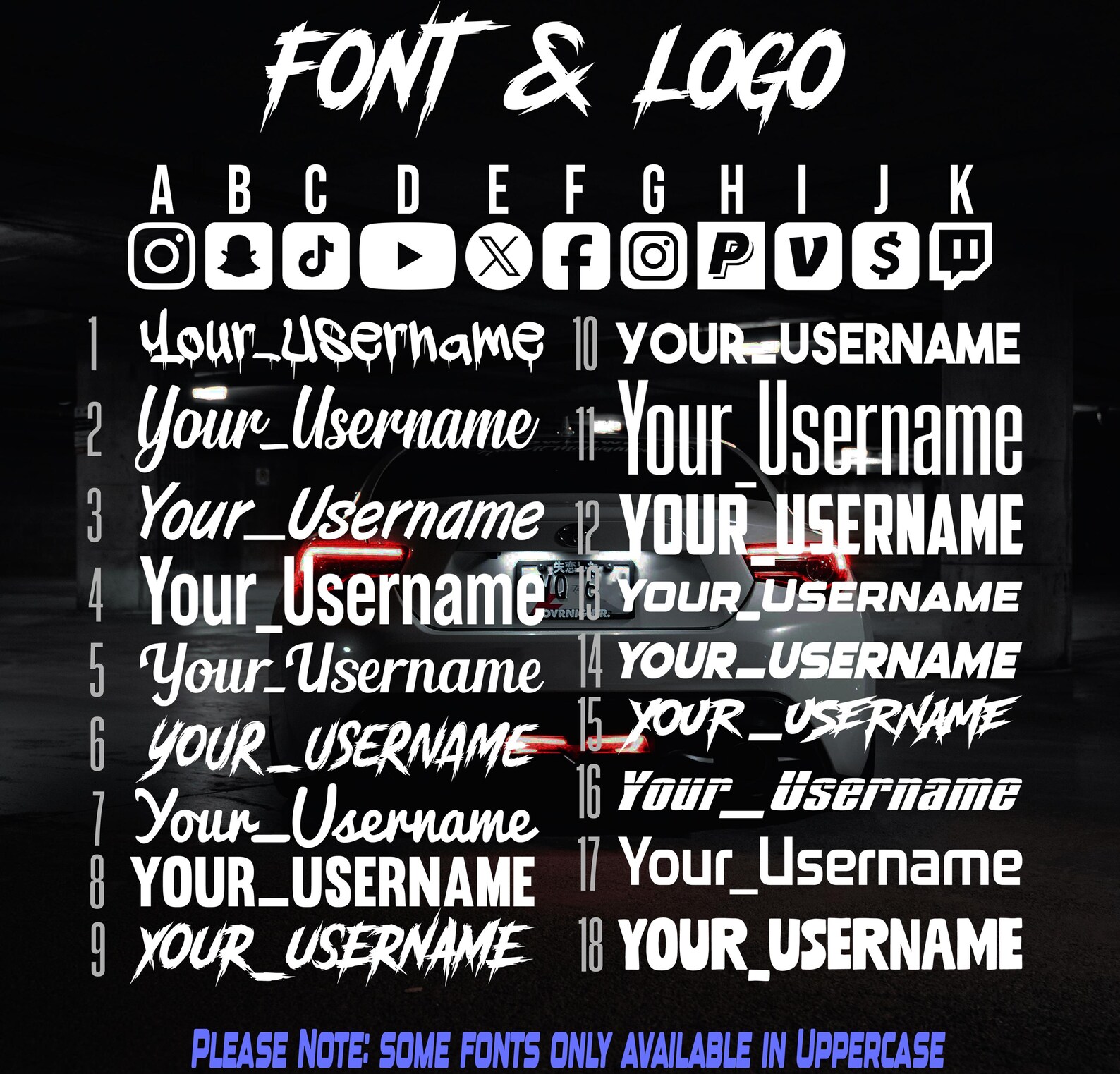Custom Social Media Sticker - Holographic Vinyl Decal - Waterproof ...