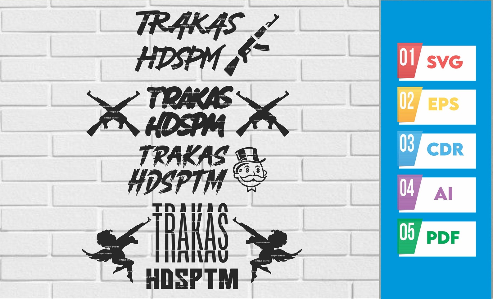 Trakas HDSPM - Luis R Conriquez - Regional Music SVG, Dxf, AI, Eps, Psd ...