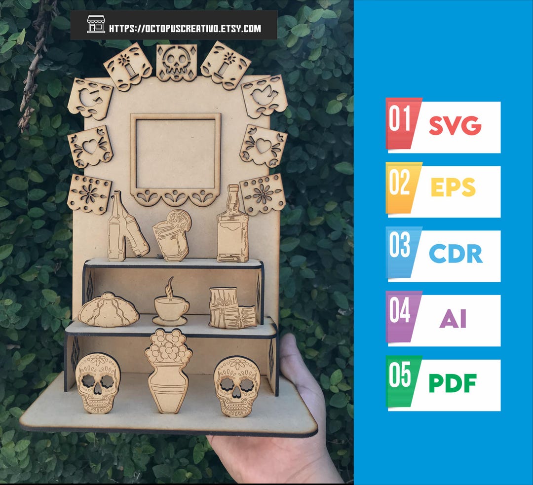 Altar de muertos , day of the dead svg, dia de muertos mexico, day of ...