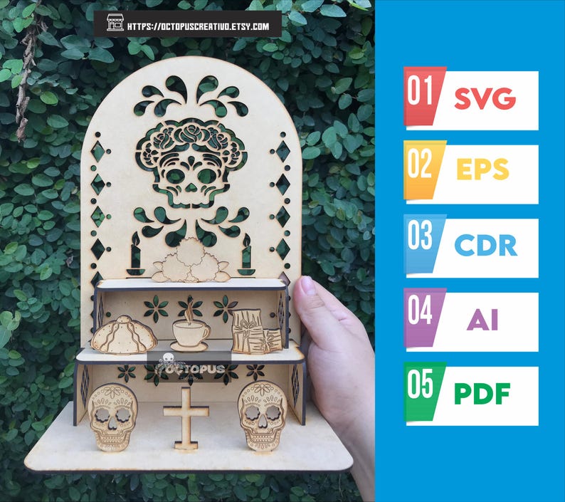 Altar of the Dead, Day of the Dead SVG / Dia De Muertos Mexico ...