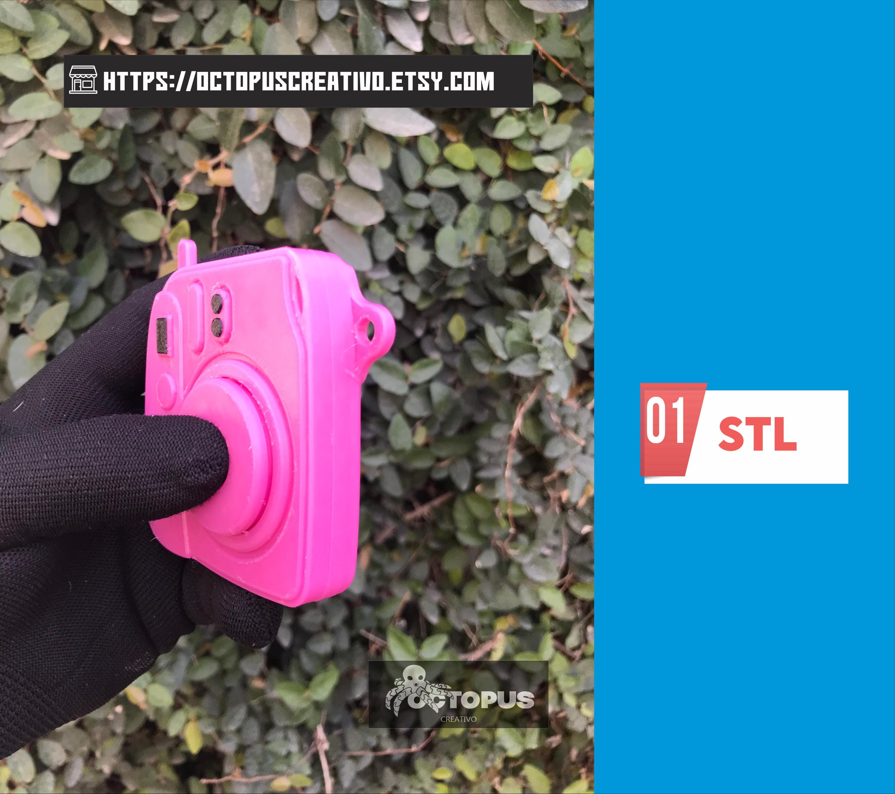 Instax Mini Keychain Camera STL File Photo Gift | 3D Printing File - Etsy