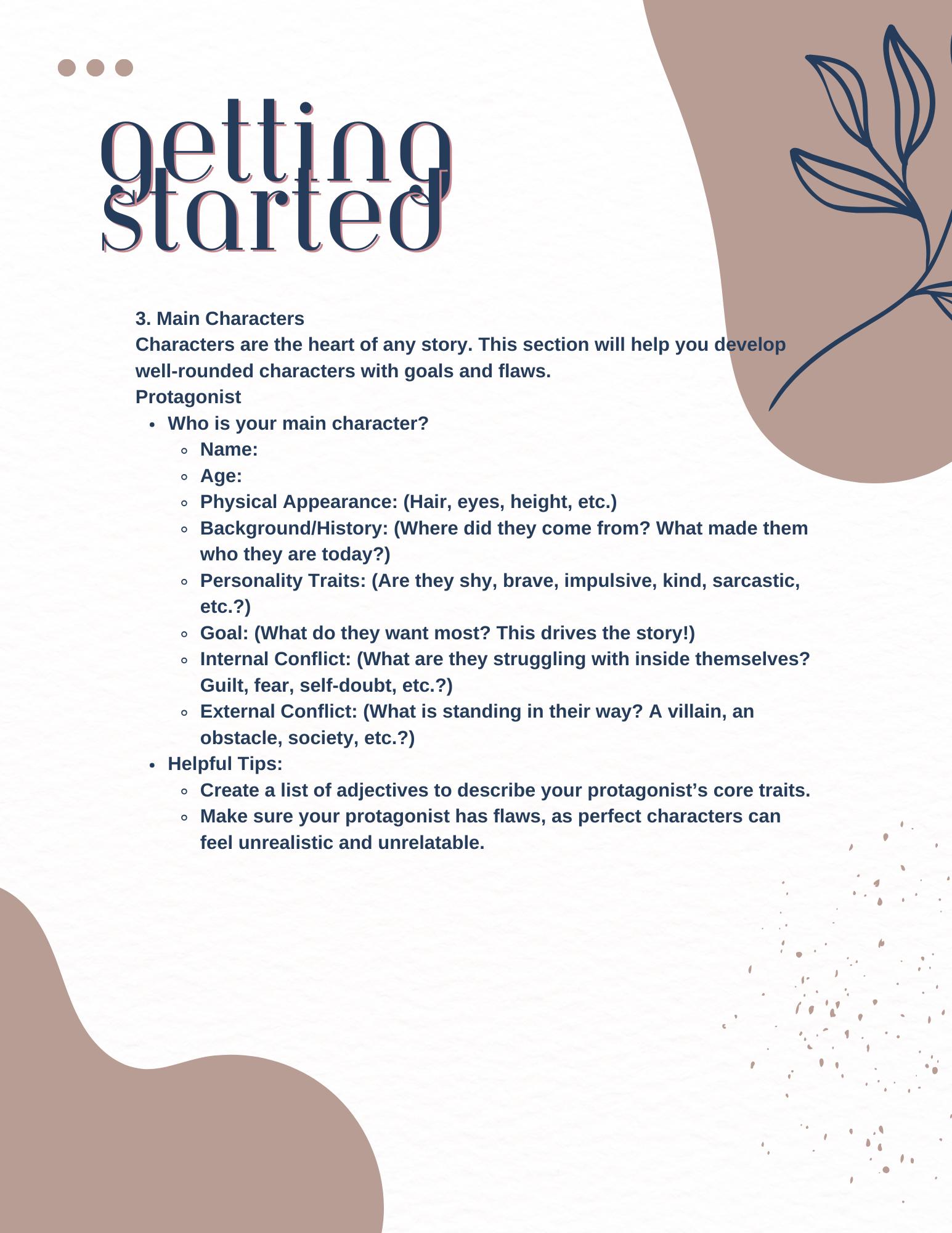 Writing a Book Template - How to Write A Book for Beginners - Digital ...