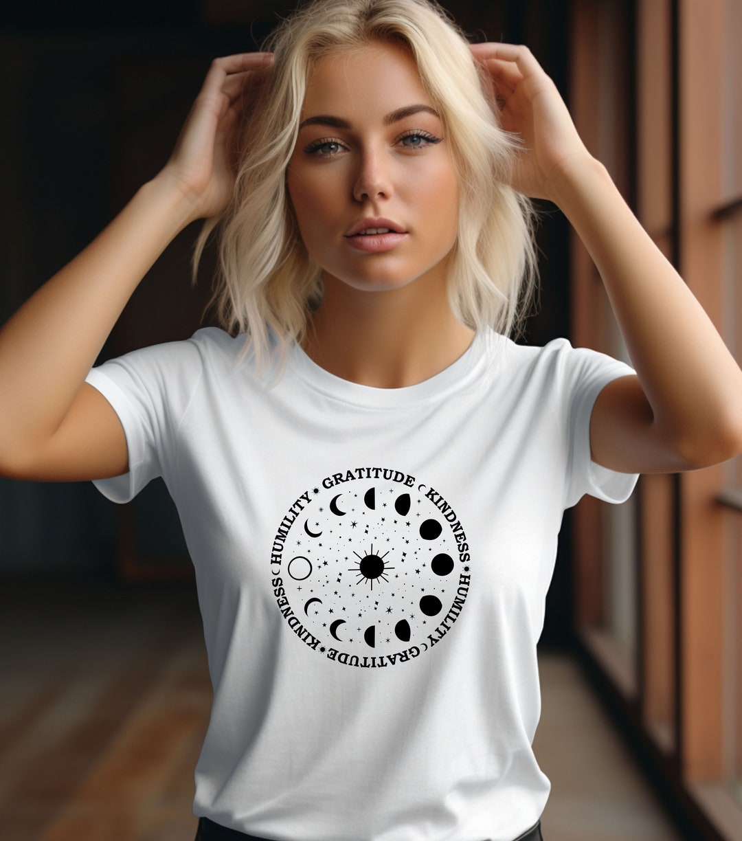 Moon Phases Gifts-lunar Phases Gifts-moon Phase Shirt-lunar Phase Shirt ...