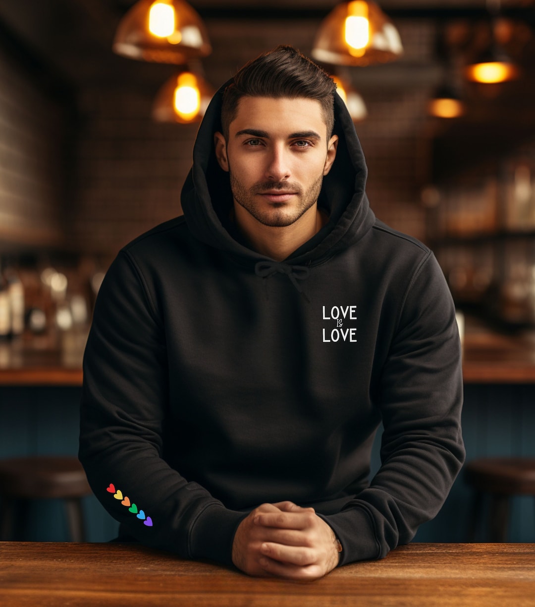 LGBTQIALGBTQIA Ally-lgbtqia Hoodie-love is Love Hoodie-valentines Gifts ...