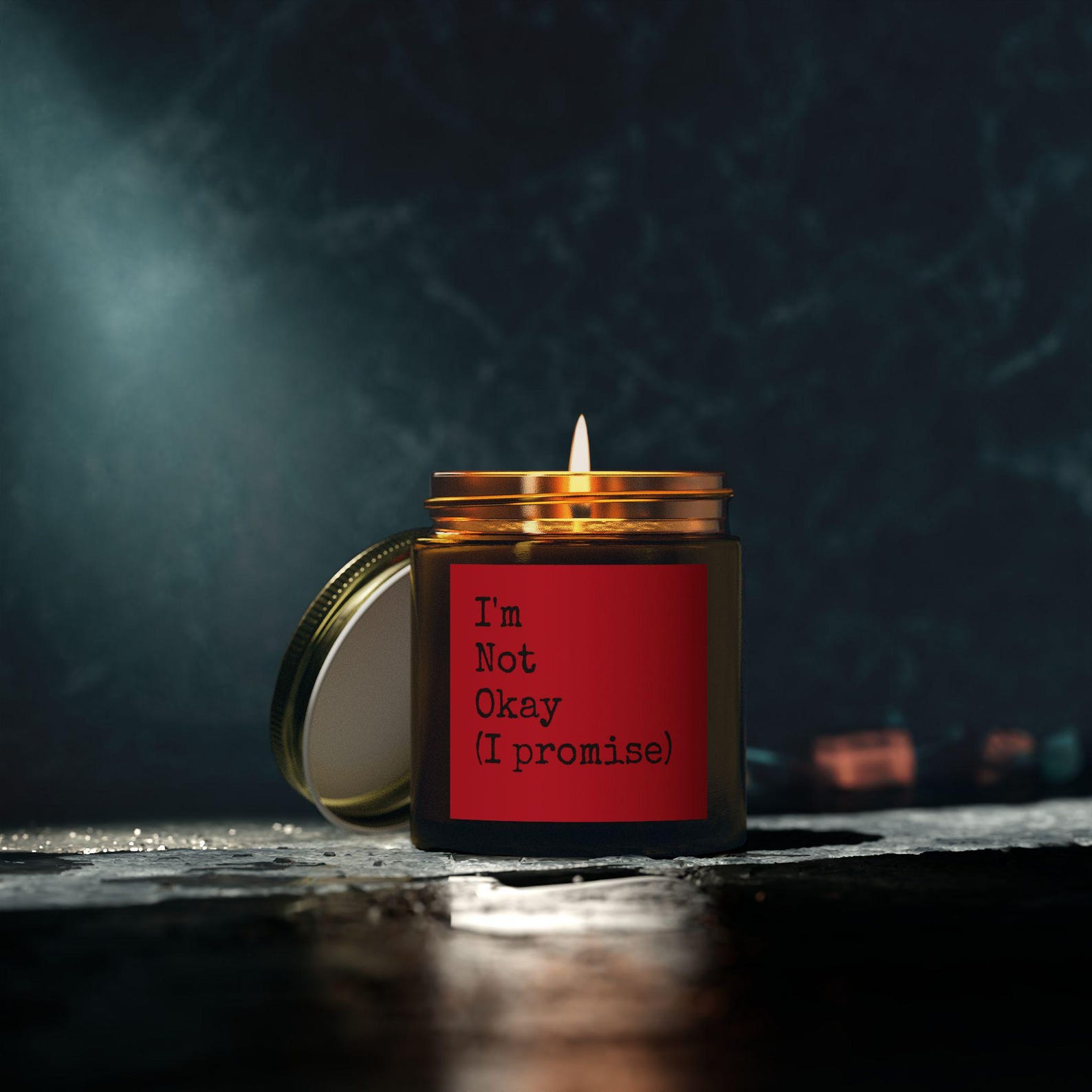 I'm Not Okay, Scented Candles, My Chemical Romance, Emo Candle, Coconut ...