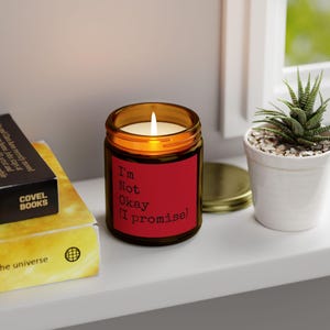 I'm Not Okay, Scented Candles, My Chemical Romance, Emo Candle, Coconut ...