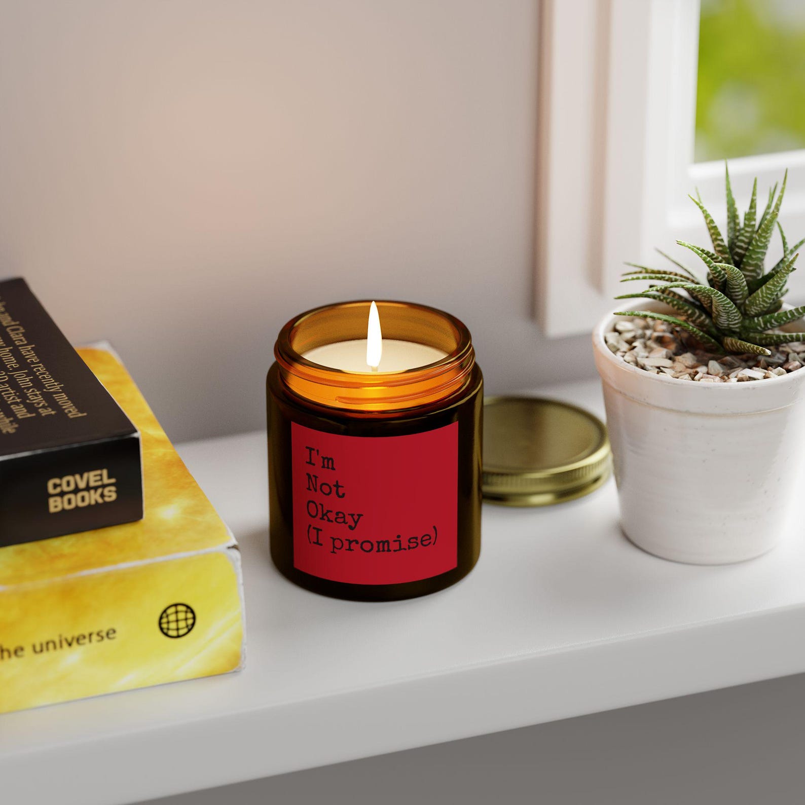 I'm Not Okay, Scented Candles, My Chemical Romance, Emo Candle, Coconut ...