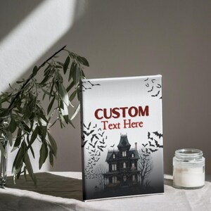 Editable HALLOWEEN CUSTOM SIGN, Halloween Customized Printable Signage ...