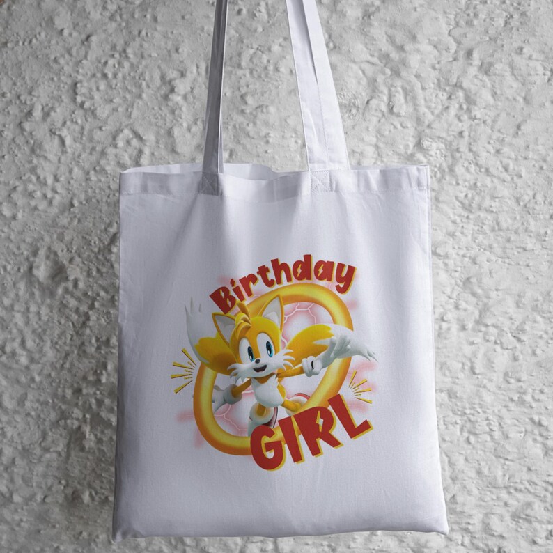 SONIC TAILS BIRTHDAY Girl Png, Yellow Hedgehog Birthday Clipart,tails ...