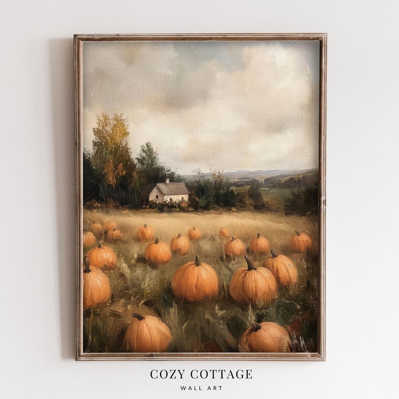 Vintage Style Pumpkin Decor - Etsy