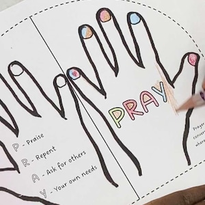 Prayer Book Craft for Sunday School (classroom, Kids Church) - Etsy