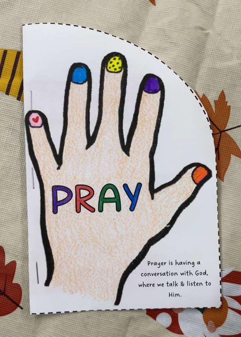 Prayer Book Craft for Sunday School (classroom, Kids Church) - Etsy