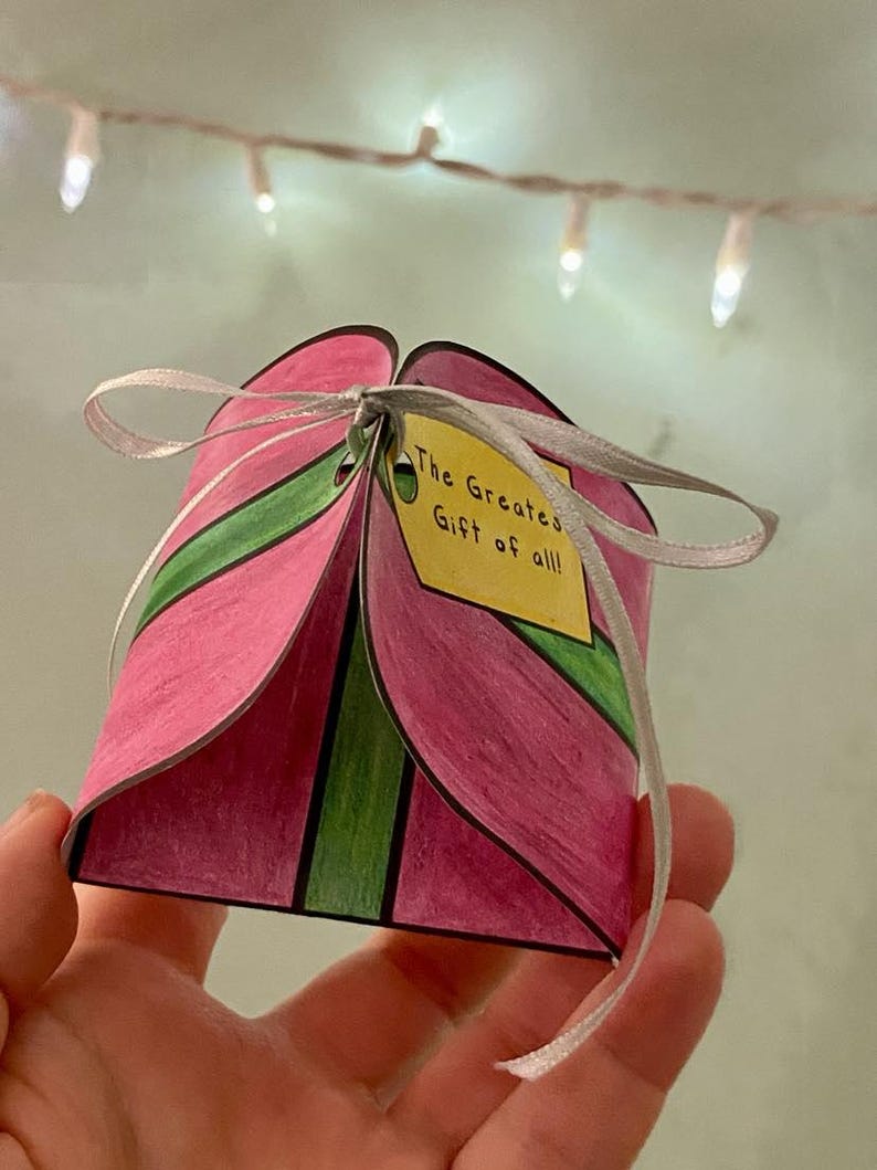 Jesus the Greatest Gift Christmas Craft (printable Christmas Bible ...