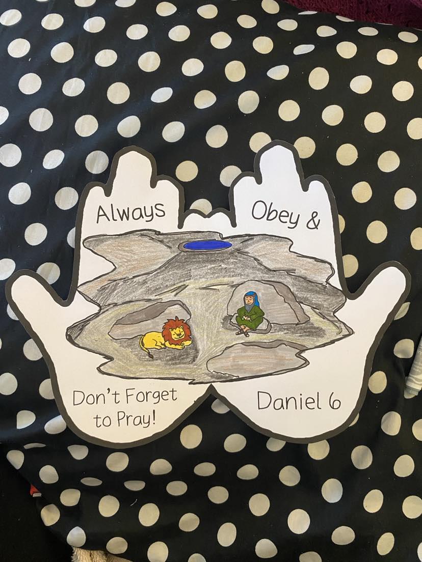 Daniel in the Lions Den Printable Craft (daniel 6 Craft for Sunday ...