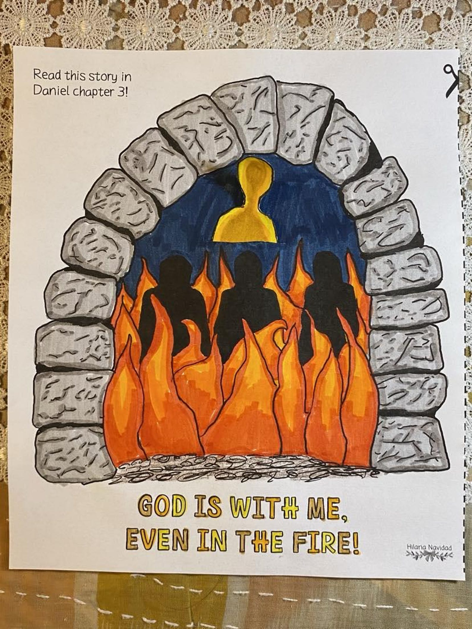 Fiery Furnace Craft From Daniel 3 (for Sunday School, Classroom, Home ...