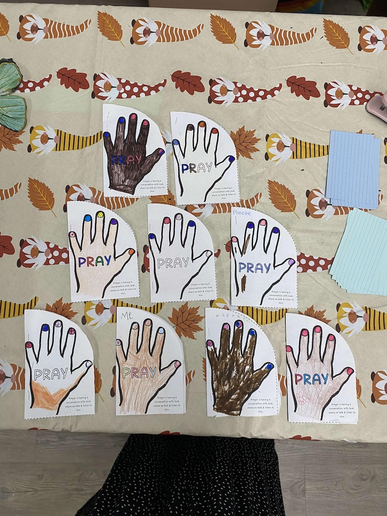Prayer Book Craft for Sunday School (classroom, Kids Church) - Etsy